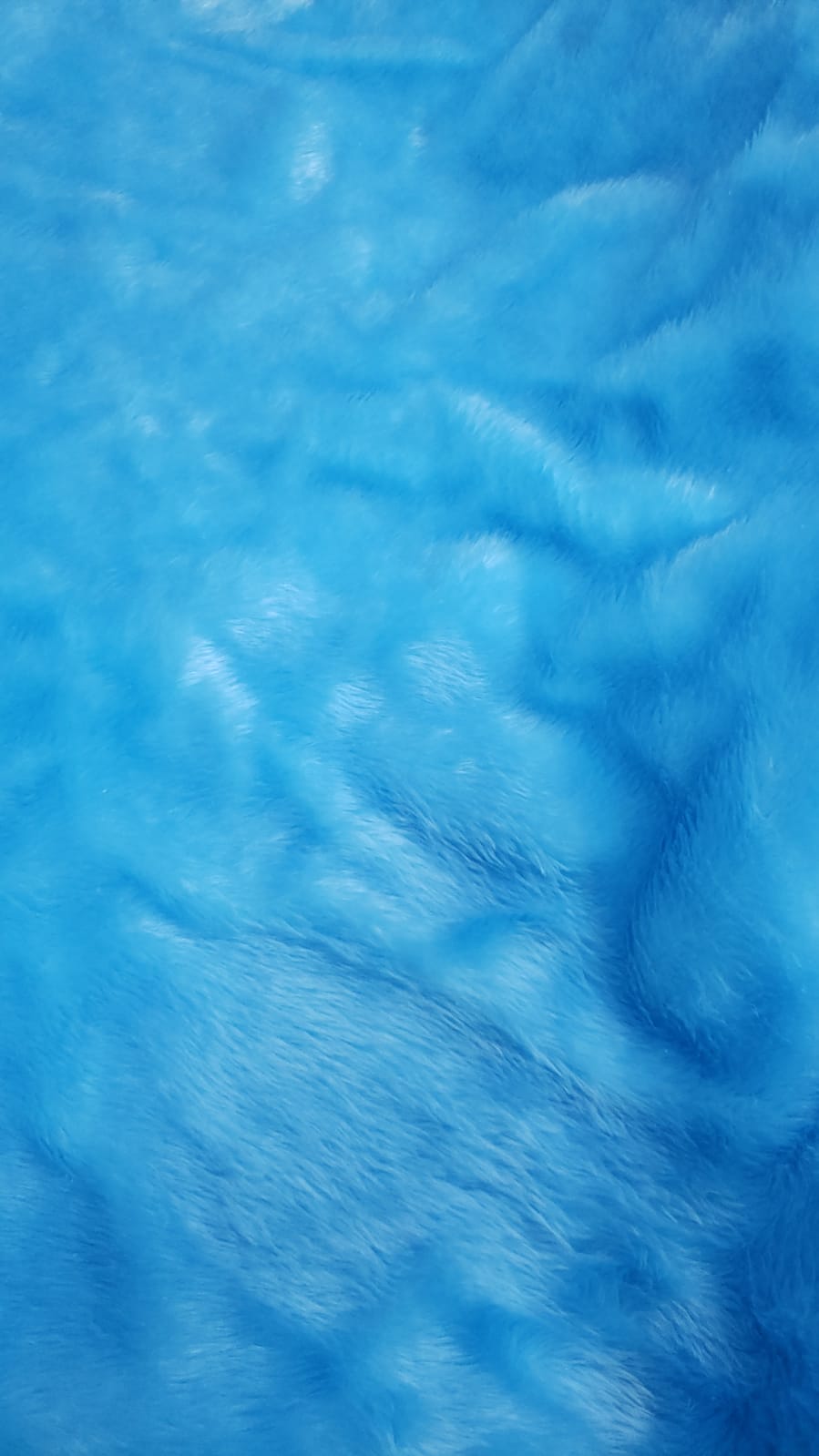 Pelúcia Lisa Azul Turquesa - Só Tecidos