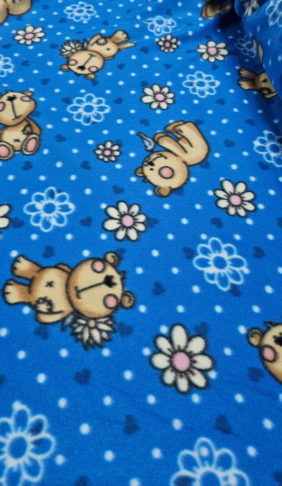 Soft Estampado Ursinhos Fundo Azul - Só Tecidos - Todo site em 12x sem ...