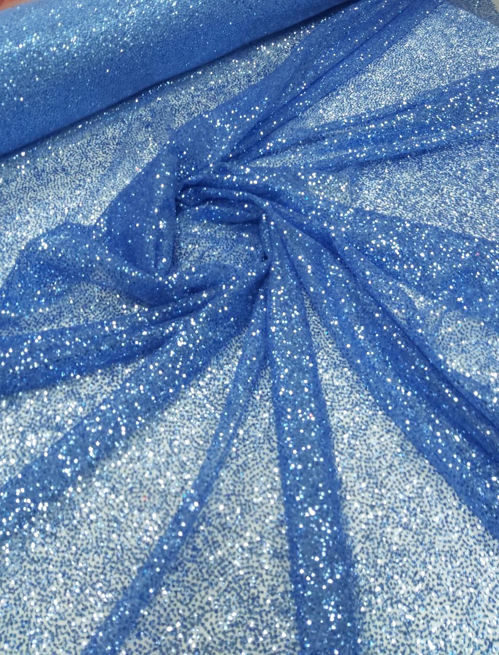 Tule com Glitter Azul Serenity Pesado - Só Tecidos - Todo site em 12x ...