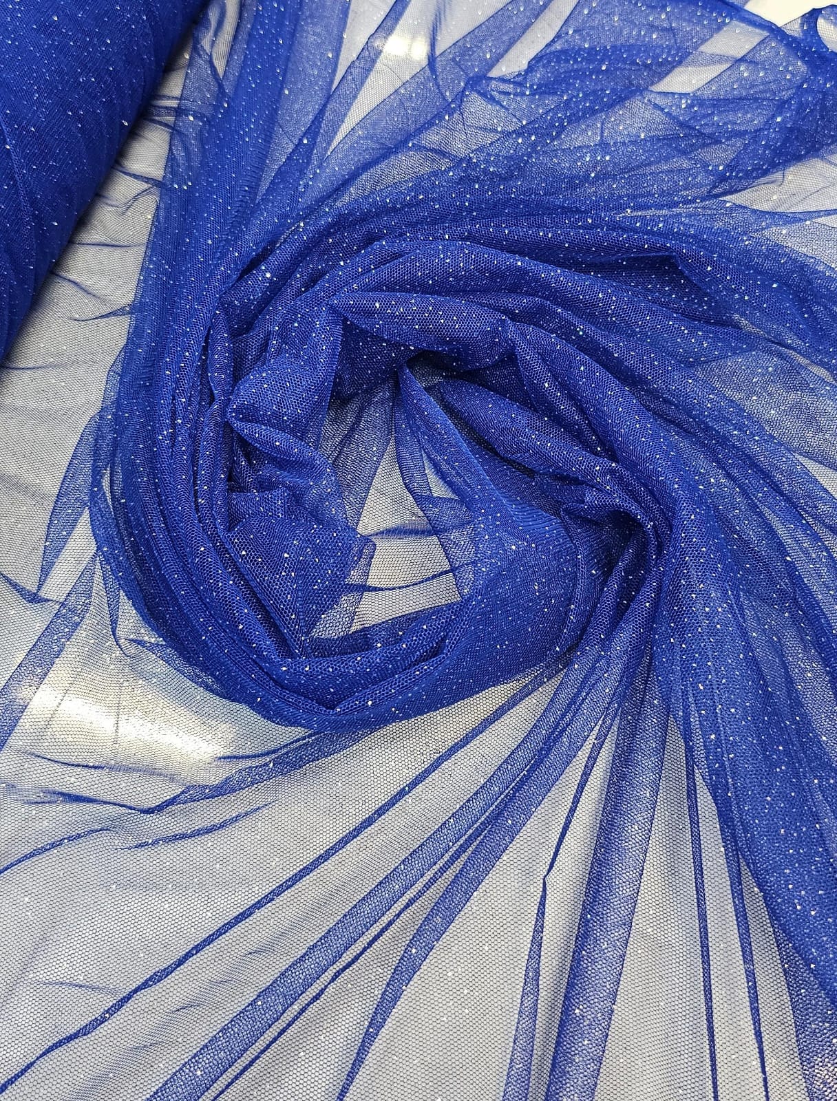 Tule com Glitter Fantasy Azul Royal - SóTecidos - Todo site em 12x sem ...