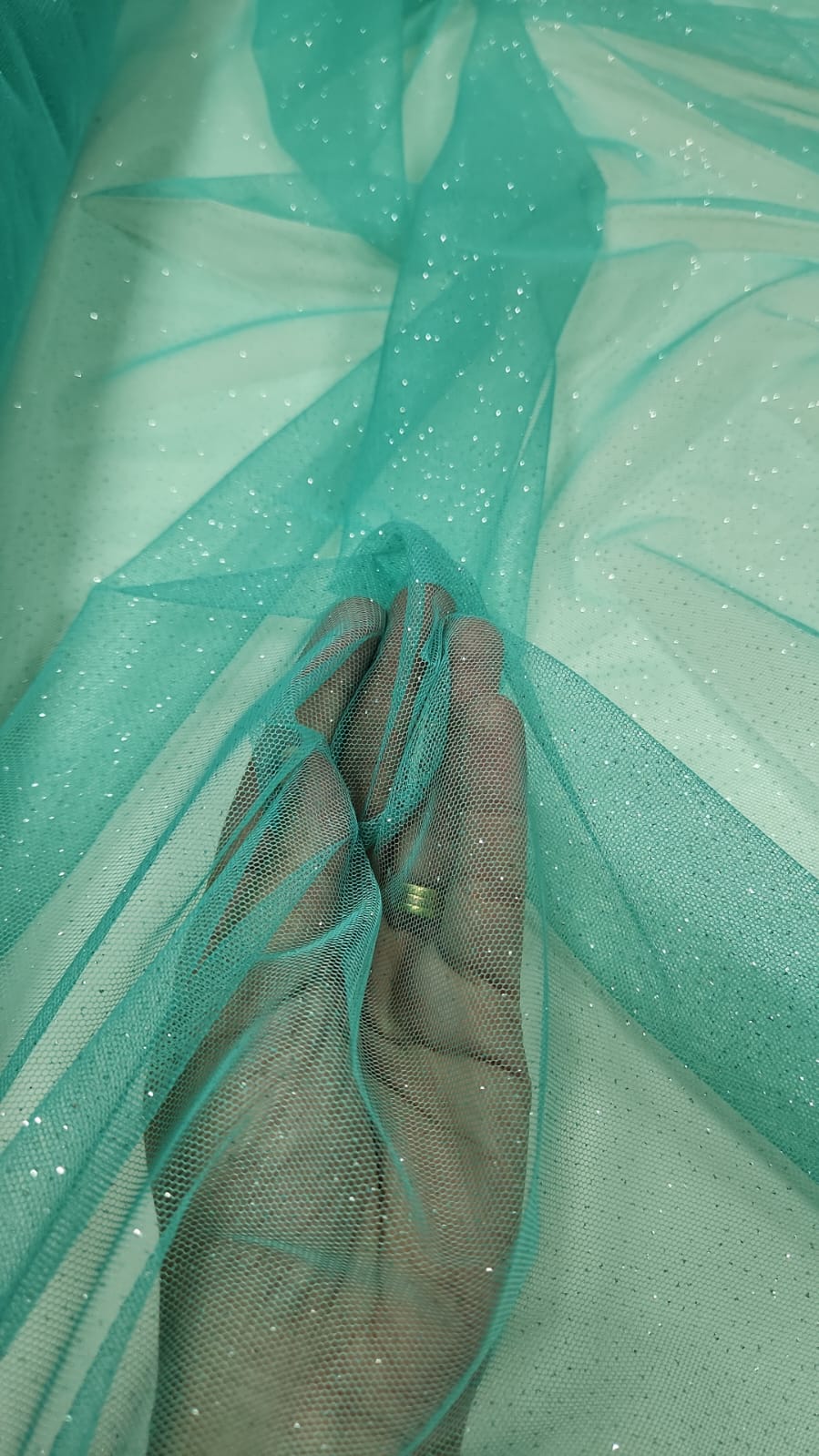 Tule com Glitter Fantasy Verde Tiffany - Só Tecidos - Todo site em 12x ...