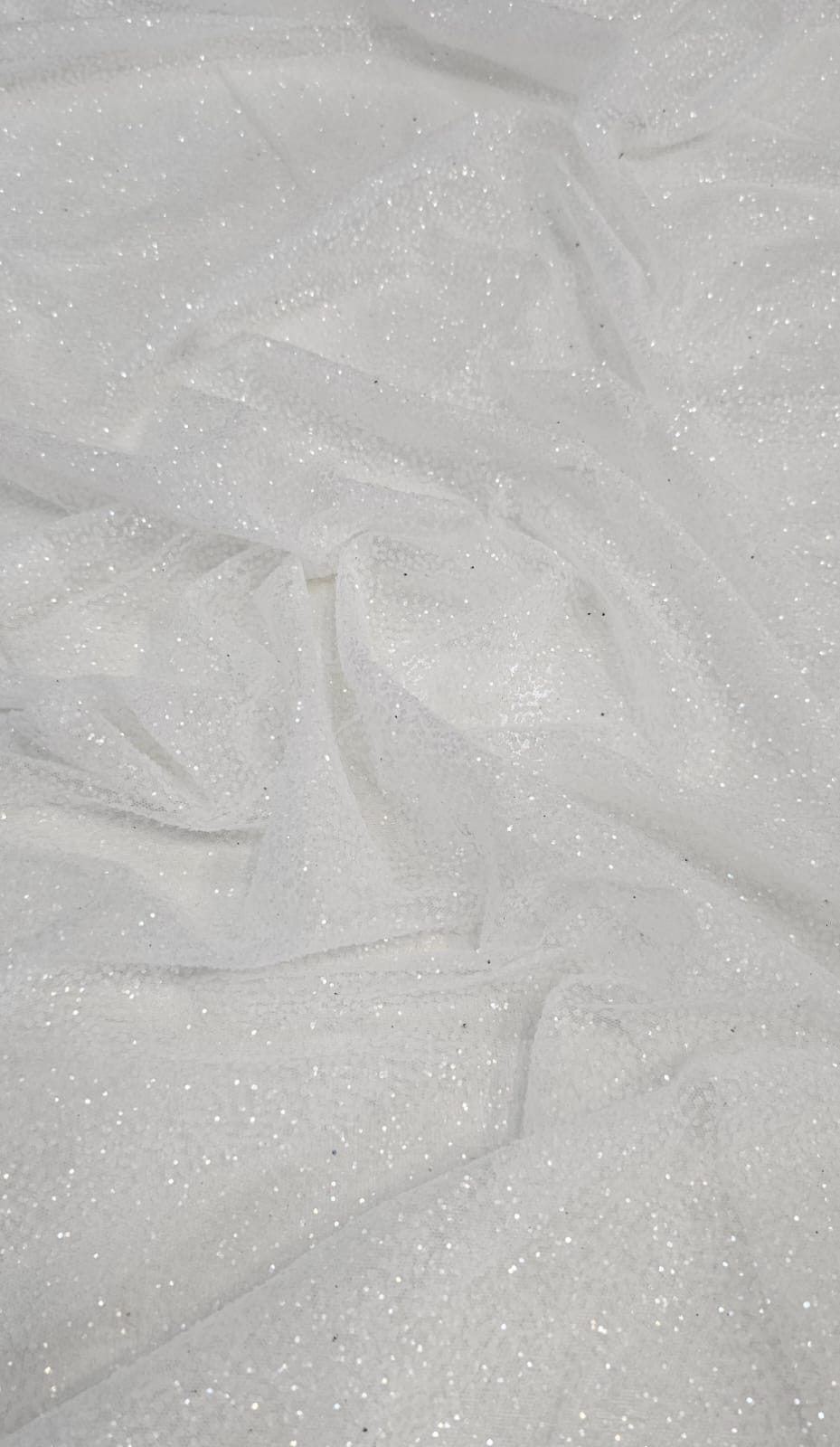 Tule com Glitter Off White Pesado 02 - SóTecidos - Todo site em 12x sem ...