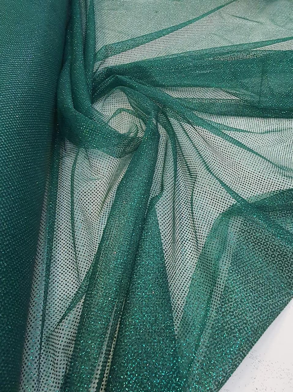 Tule com Glitter Verde Folha Leve - Só Tecidos - Todo site em 12x sem ...