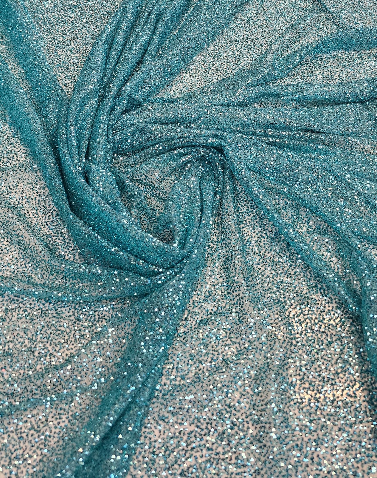 Tule com Glitter Azul Tiffany Pesado - Só Tecidos - Todo site em 12x ...
